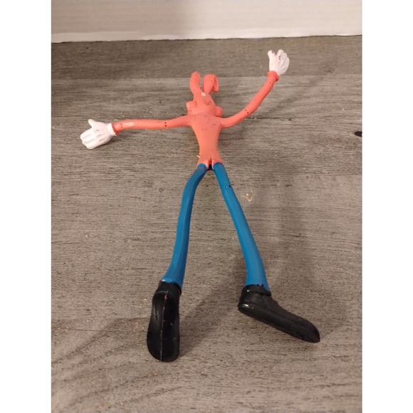 unknown | Holiday | Pink And Blue Vintage Bendy Bendable Bunny Rabbit ...